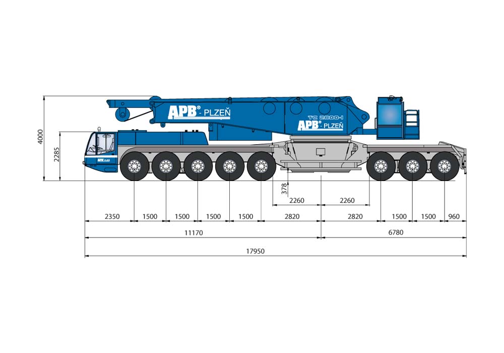 Demag TC-2800-1 crane